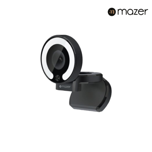 Mazer Infinite Webcam 2K/5MP Ultra HD with Ring Light | 2 Years Warran – Murano Official Store