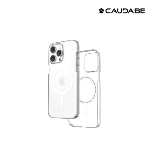 Caudabe Lucid Clear Phone Case (Crystal/White) for iPhone 15 Pro Max ...