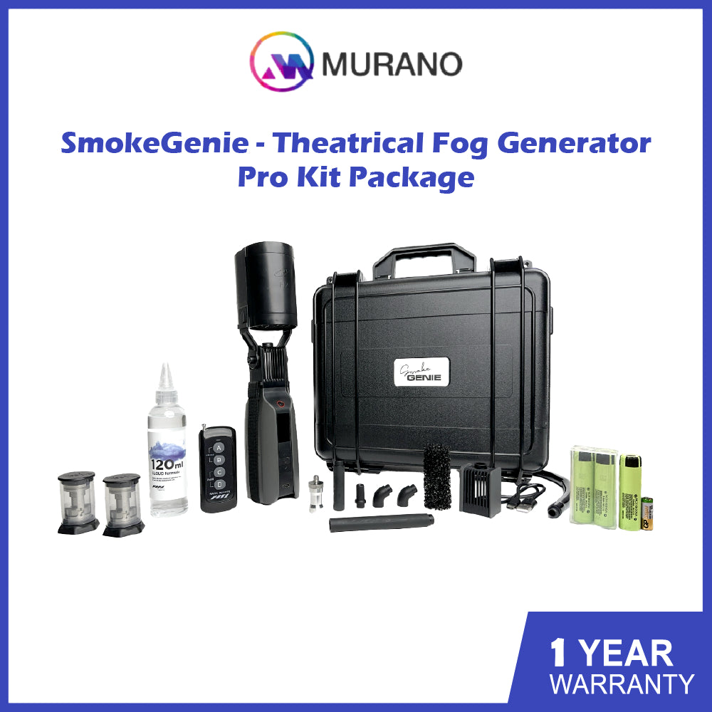 PMI SmokeGENIE Handheld Fog and Haze Machine Professional Kit for Pro ...